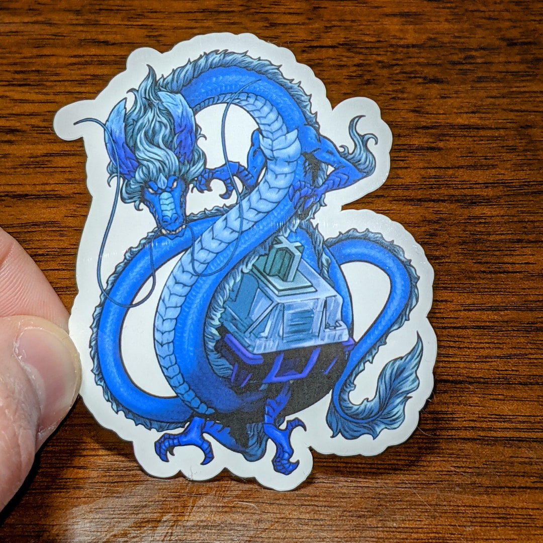 Dragon Mechanical Keyboard Switch Sticker | Keyboard Sticker | Mech ...