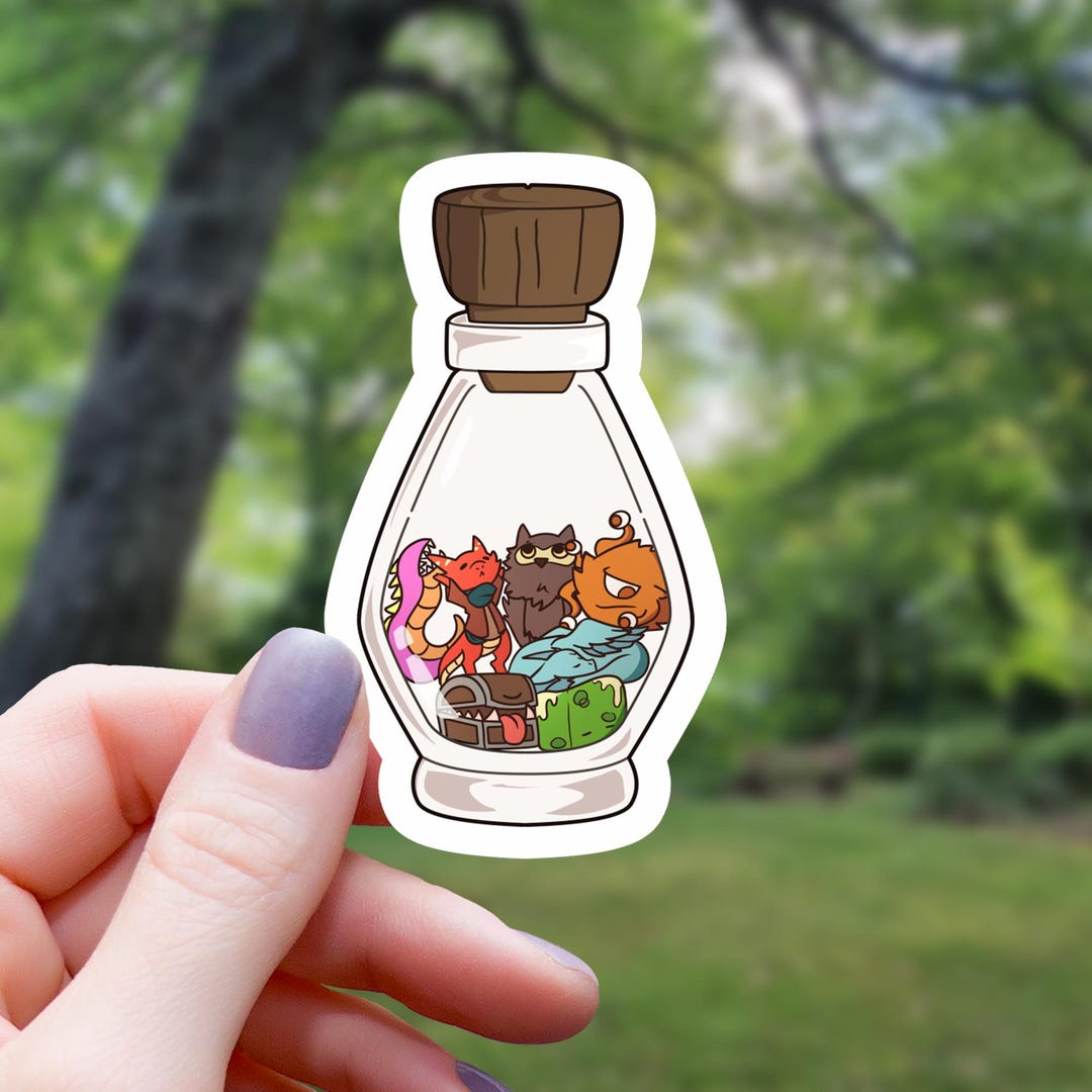 Monster Potion Sticker TTRPG Sticker Role Playing Sticker Nerdy Sticker ...