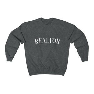 Realtor Text Sweater | Realtor | Real Estate | Read Estate Agent | Real ...