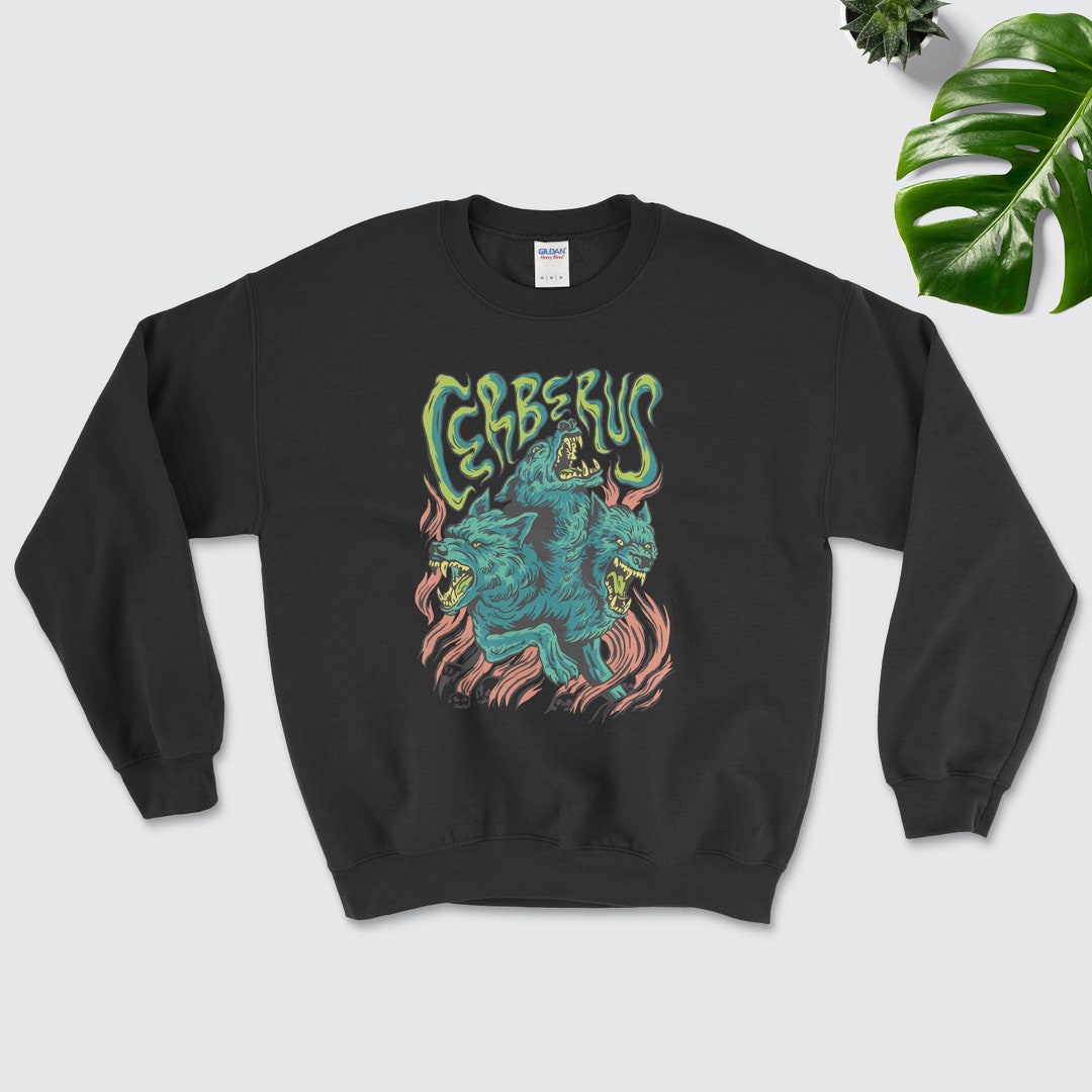 Cerberus Monster Sweatshirt | Greek Mythology Jumper | Greek Mythos ...