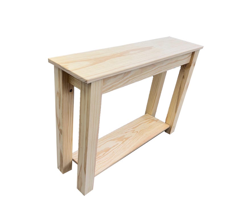 Unfinished Sofa Table / Sofa Table / Foyer Table / Media Table - Etsy