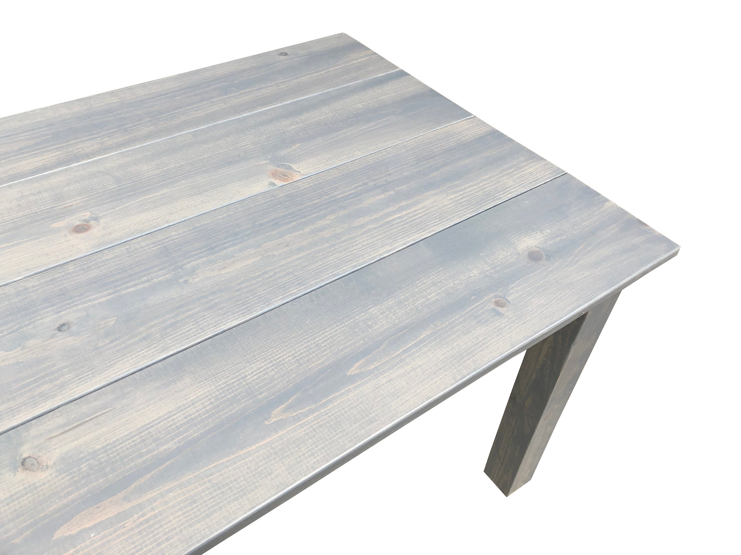 Grey Farmhouse Table - Etsy
