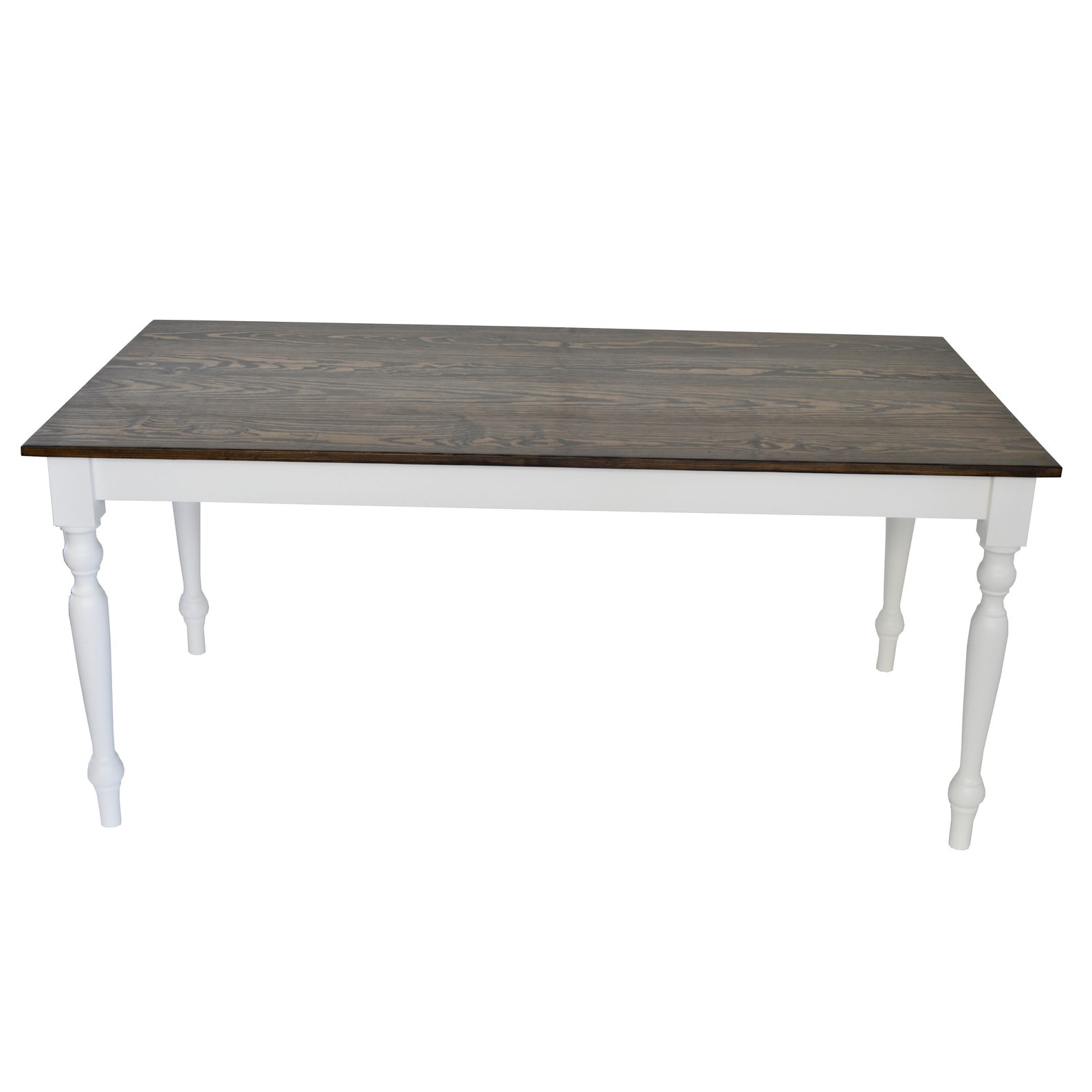 White French Country Side Farmhouse Table - Etsy