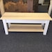 Nantucket Bench With Shelf /shoe Rack Bench / Foyer Bench / Mudroom ...