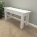White Farmhouse Bench / Dinning Bench / Entry Bench - Etsy