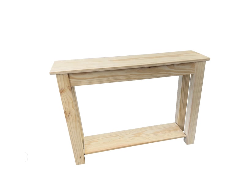 Unfinished Sofa Table / Sofa Table / Foyer Table / Media Table - Etsy