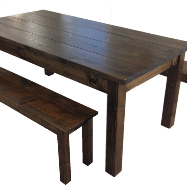 Rustic Farm Table - Etsy