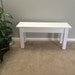 White Farmhouse Bench / Dinning Bench / Entry Bench - Etsy