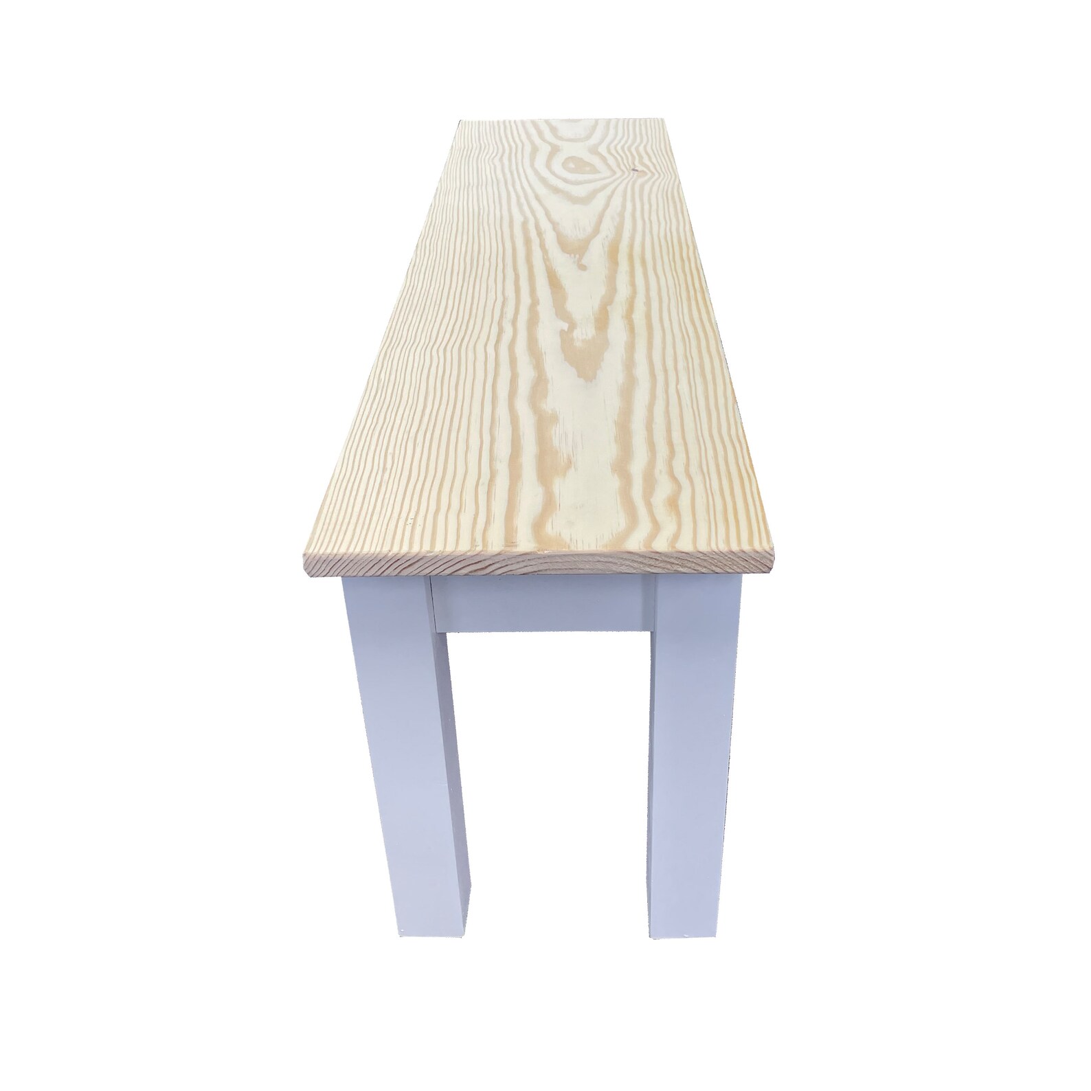 Nantucket Farmhouse Bench Rustic Solid Wood Bench - Etsy