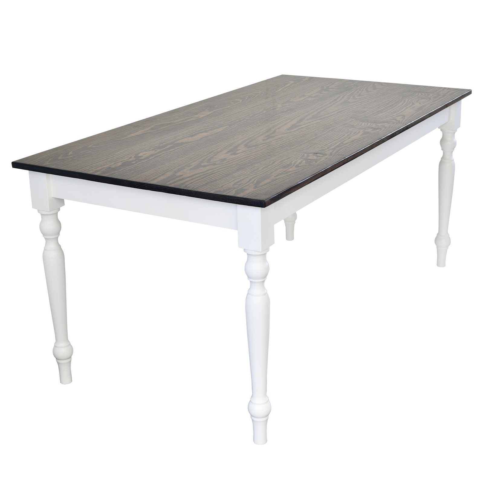 White French Country Side Farmhouse Table - Etsy