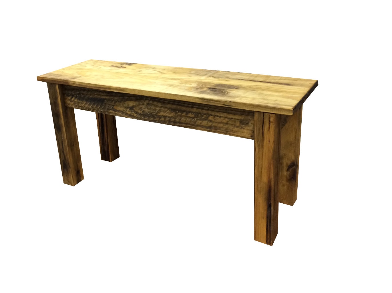 Barnwood Bench / Rustic Bench / Farmhouse Bench / Reclaimed Wood Bench ...