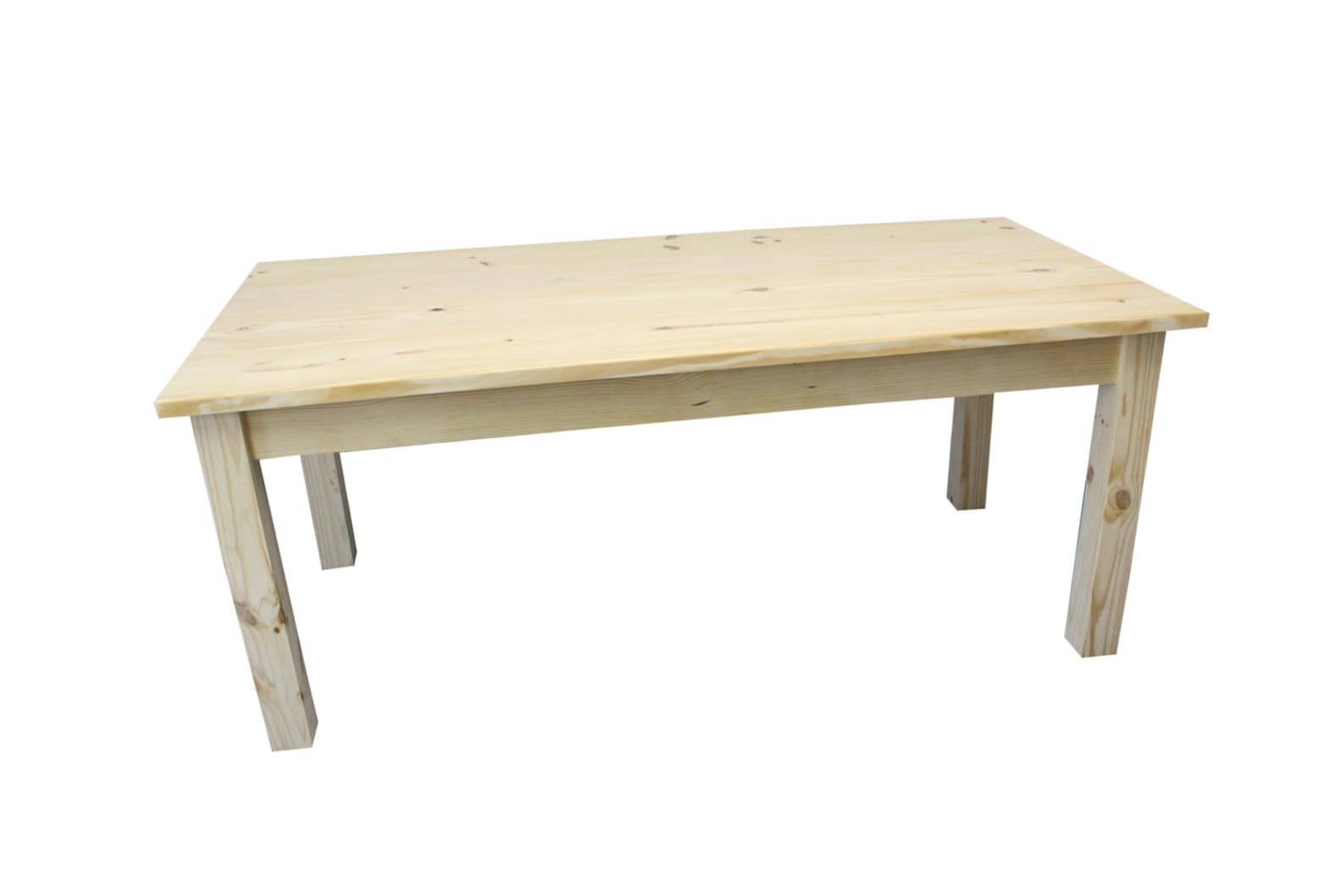 Unfinished Farmhouse Kitchen Table / Unfinished Dining Table - Etsy