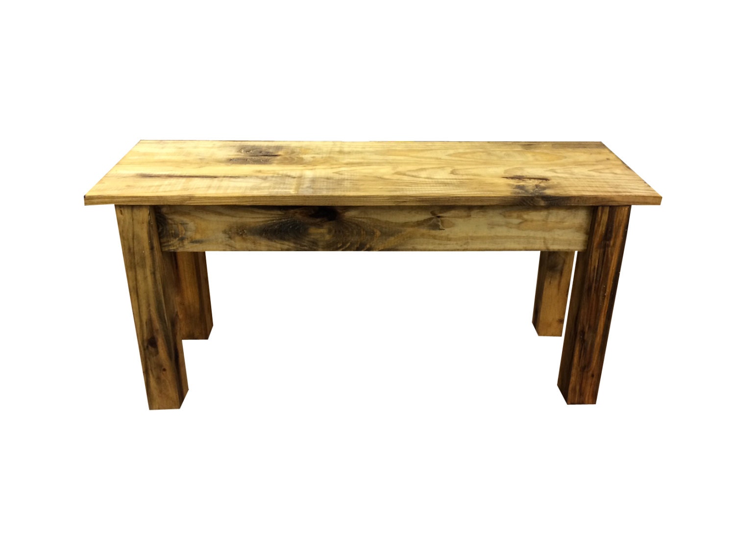 Barnwood Bench / Rustic Bench / Farmhouse Bench / Reclaimed Wood Bench ...