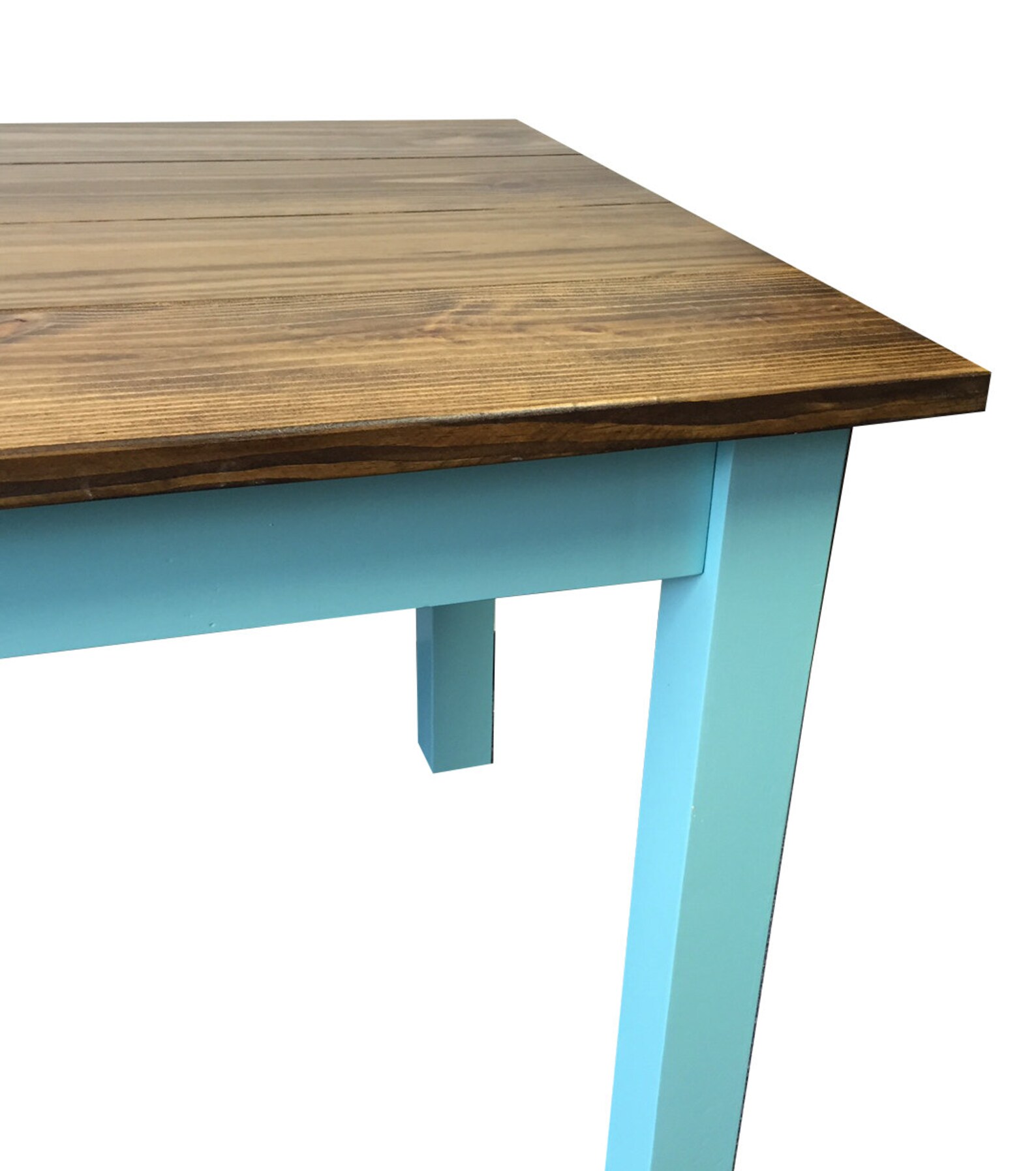 Vintage Blue Farmhouse Table | Etsy