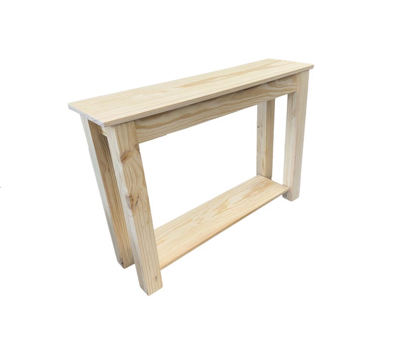 Unfinished Sofa Table / Sofa Table / Foyer Table / Media Table - Etsy