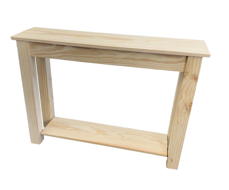 Unfinished Sofa Table / Sofa Table / Foyer Table / Media Table - Etsy