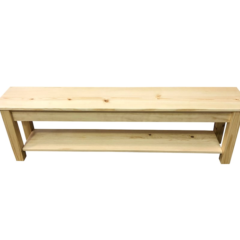 70 Wood Storage Bench - Etsy