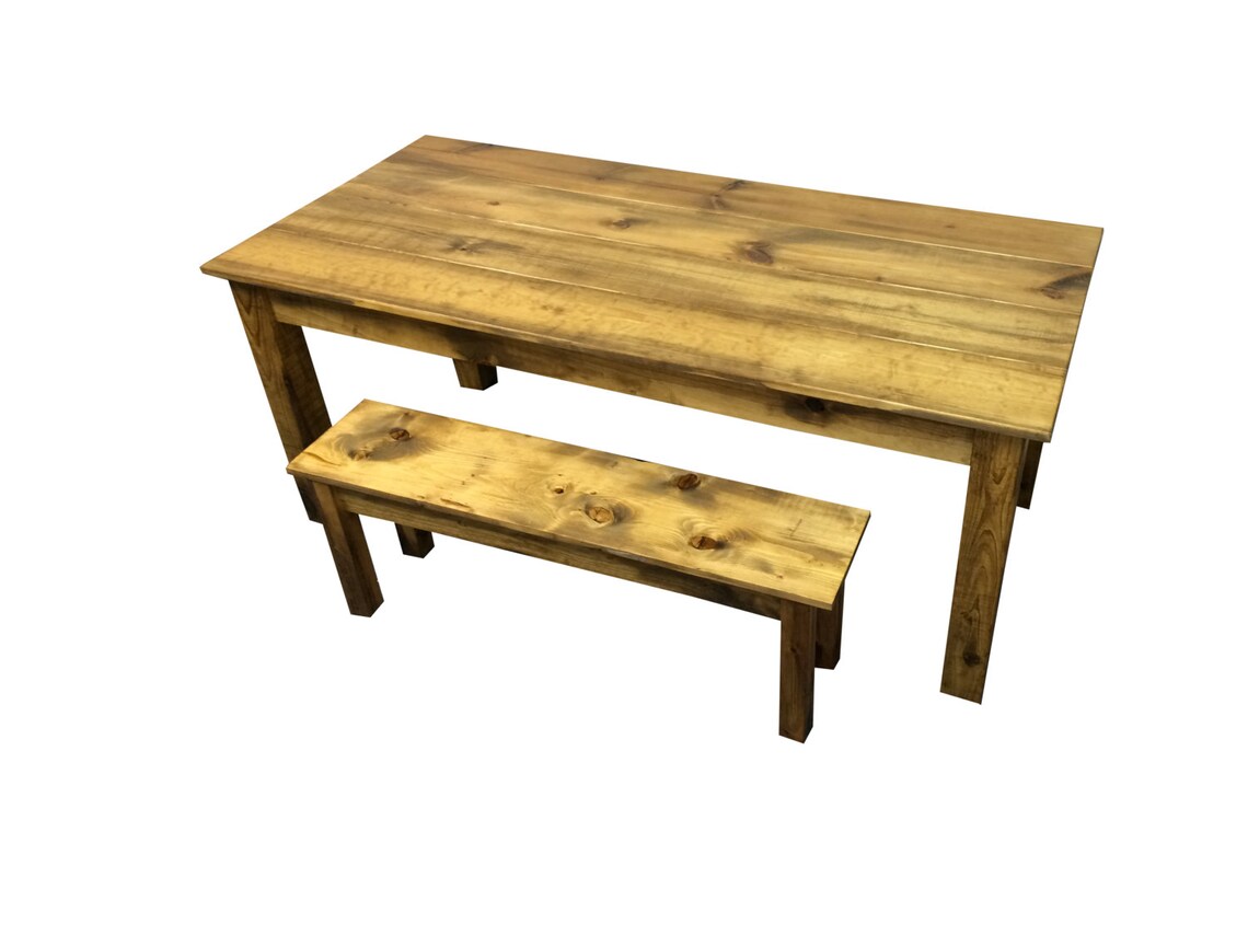 Rustic Barn Wood Farmhouse Table / Harvest Table / Reclaimed - Etsy