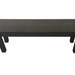 Tavern Farmhouse Bench, Rustic Solid Wood Bench / Stained All Black ...