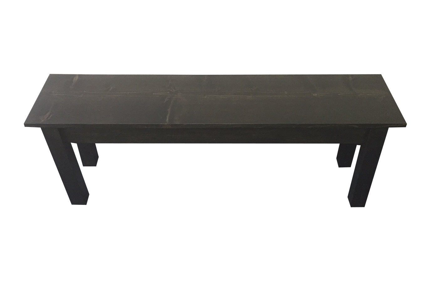 Tavern Farmhouse Bench Rustic Solid Wood Bench / Stained All | Etsy