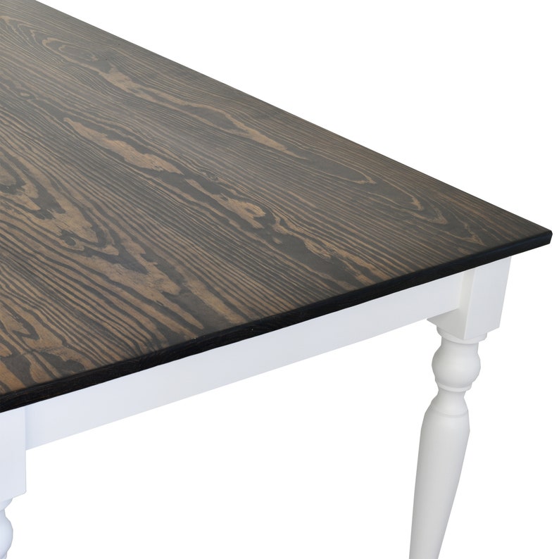 White French Country Side Farmhouse Table - Etsy