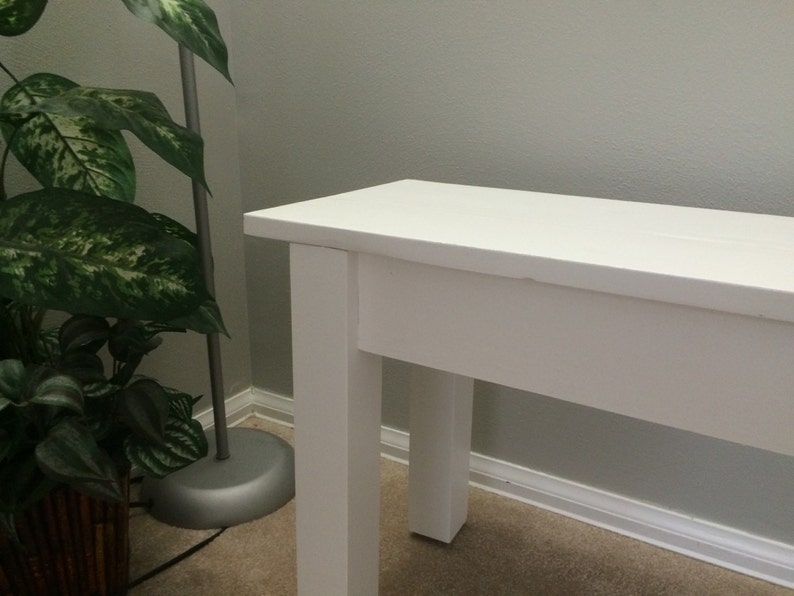 White Farmhouse Bench / Dinning Bench / Entry Bench - Etsy