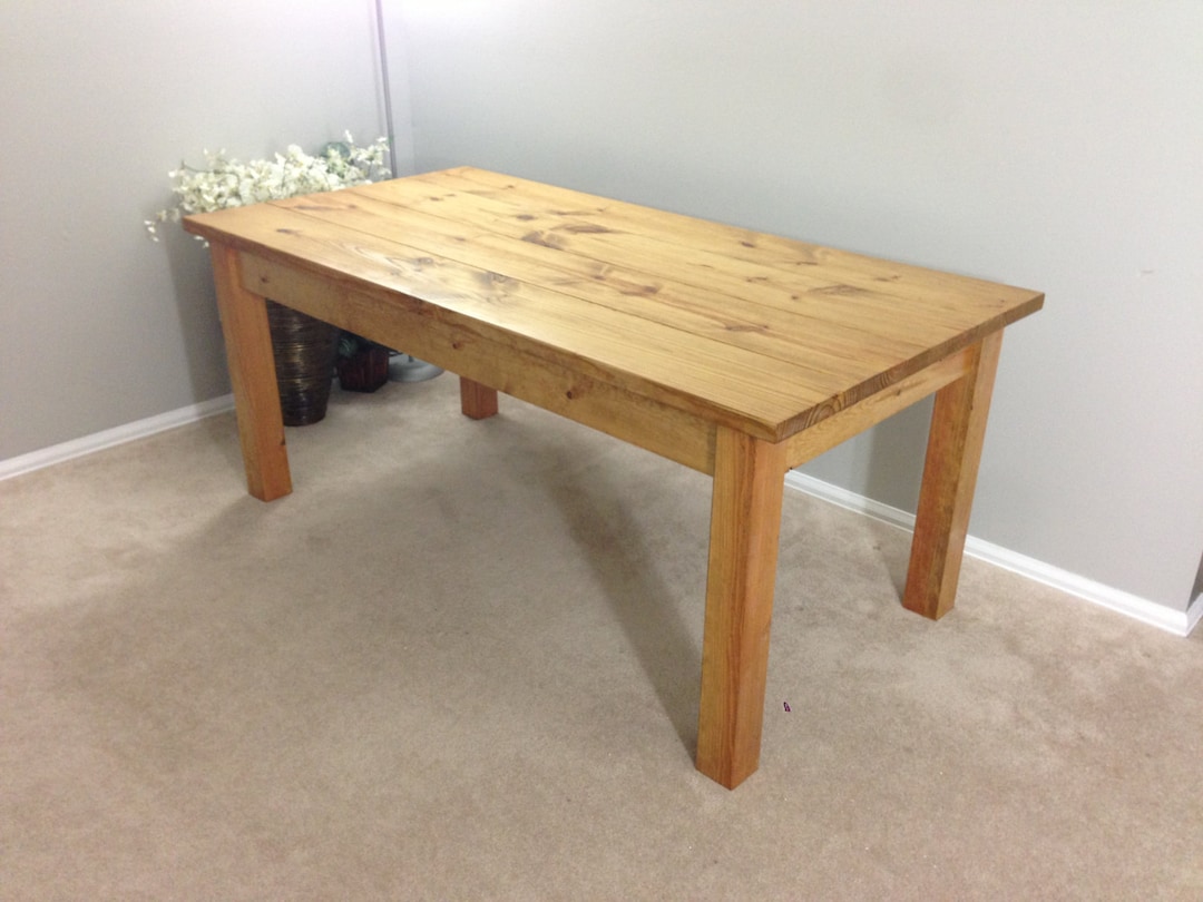 Farmhouse Table / Farm Table / Harvest Table (golden Oak) - Etsy