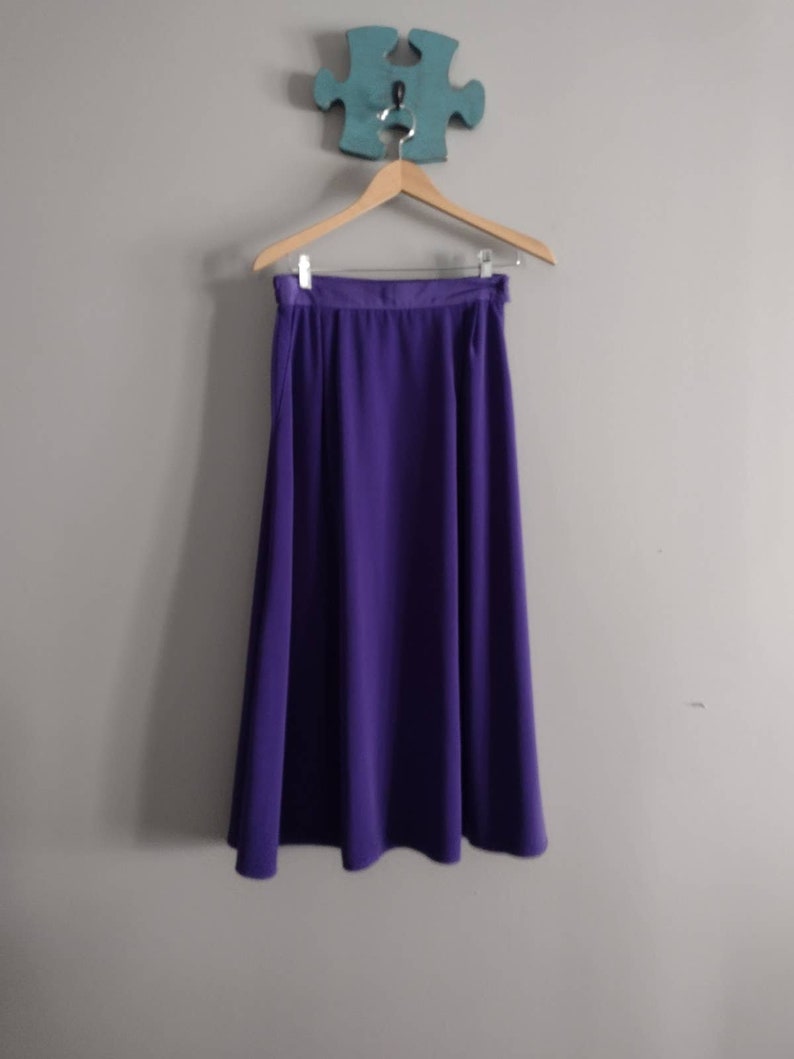 80s Victoria Morgan Abstract Jacket and Pleated Purple Skirt Set Medium ...
