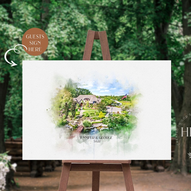 Guest Book Poster - Etsy