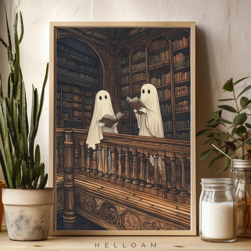 Cute Halloween Poster - Etsy