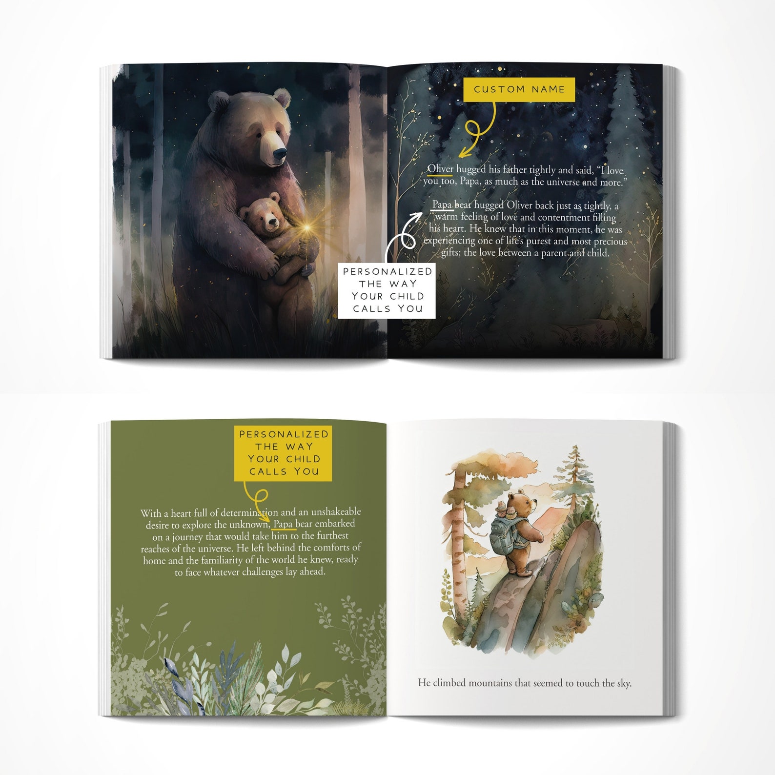 Father's Day Book for Dad, Gift for Husband, Personalized Book for Dad ...