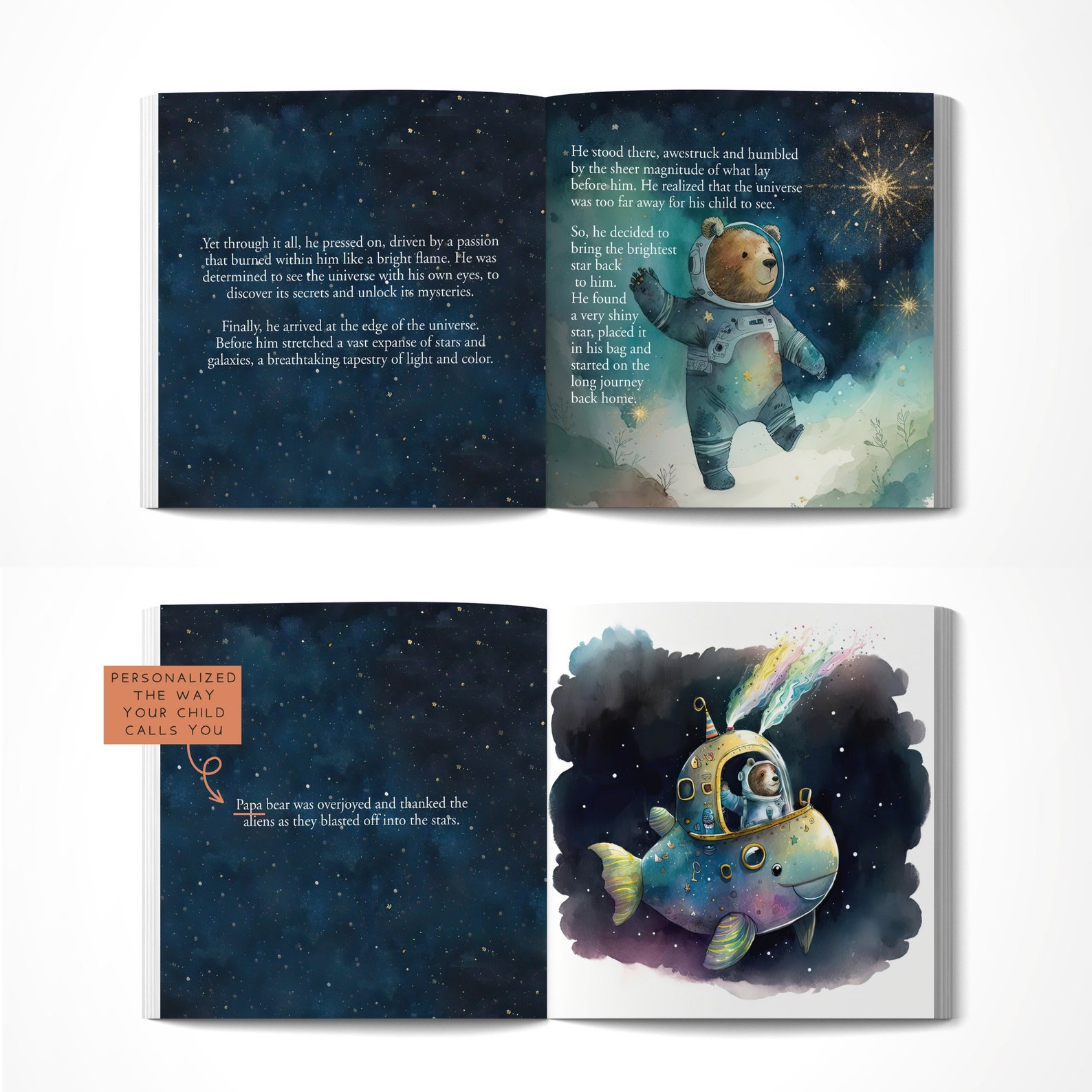 Father's Day Book for Dad, Gift for Husband, Personalized Book for Dad ...