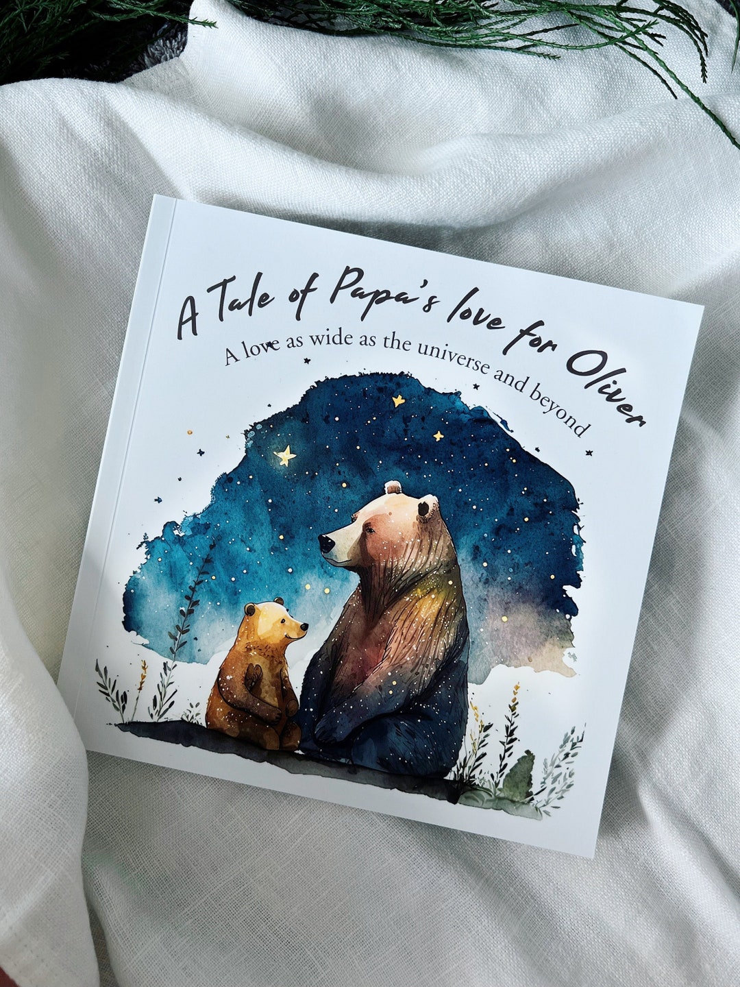 Father's Day Book for Dad, Gift for Husband, Personalized Book for Dad ...