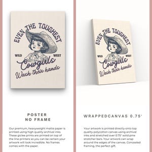 Cowgirl Bathroom Print Western Bathroom Wall Art Cowboy Bathroom ...