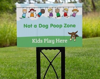 Funny Dog Yard Sign | Etsy