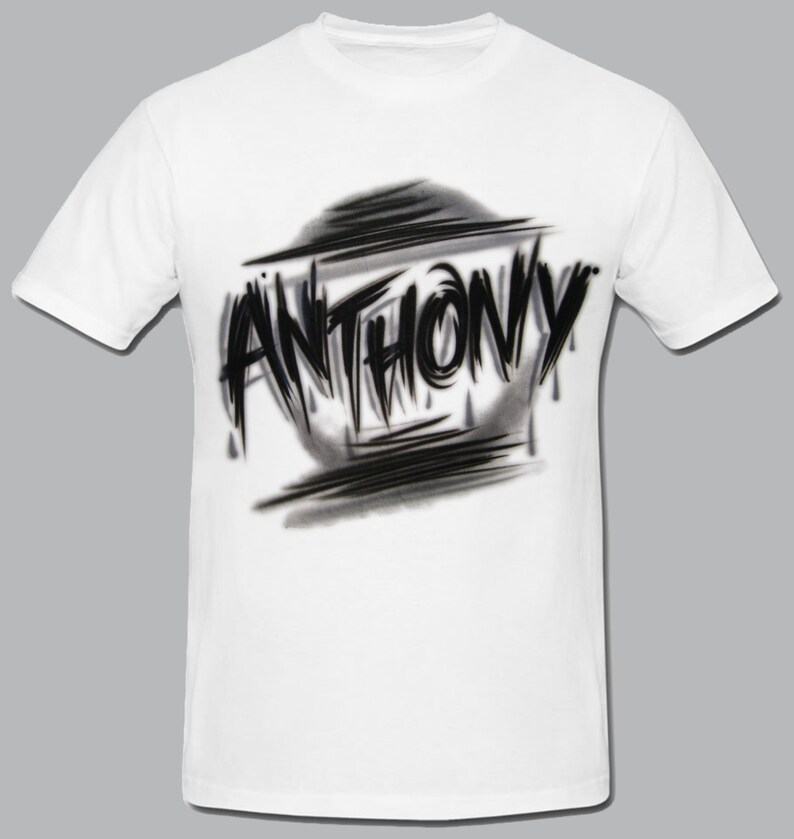 Custom Airbrush Dripping Name Design Custom Made Fun Name - Etsy