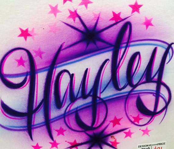 Hayley In Cute Font