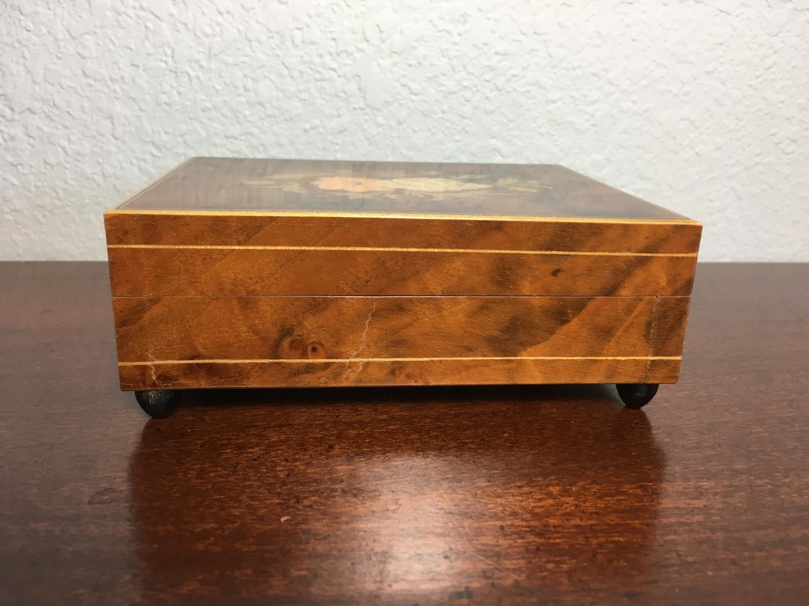 Vintage Sankyo Music Box Floral Box Plays Love Story Made - Etsy