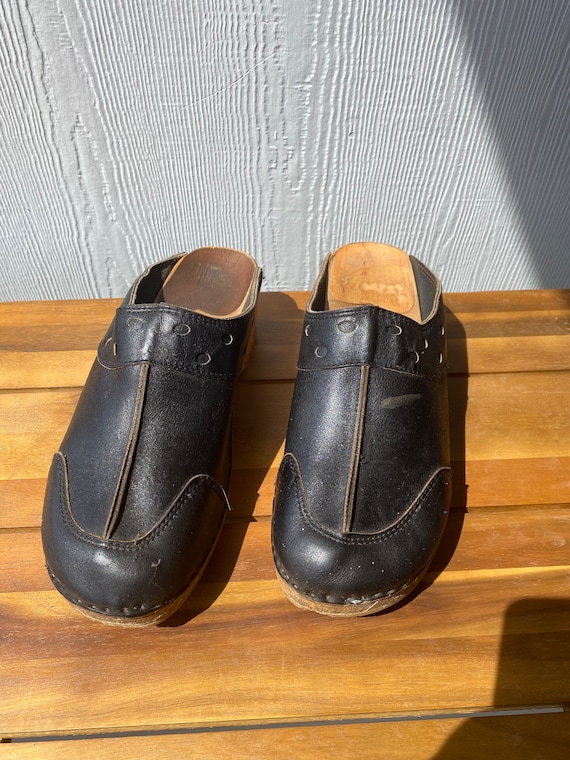 mens vintage swedish clogs - Gem