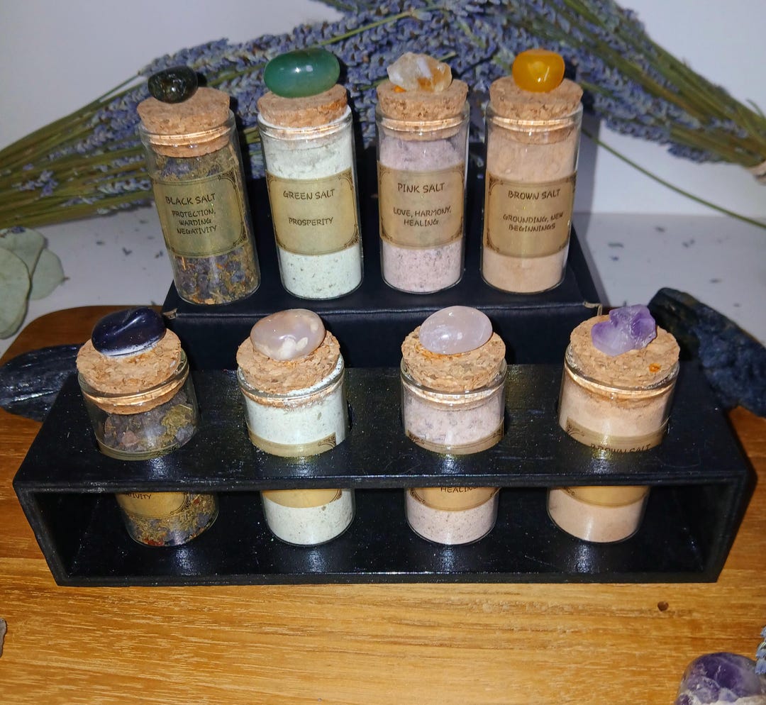 Witches Salt Set: Ritual Salts for Protection, Prosperity, Love ...
