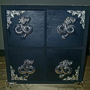 Wooden Witches Chest | Witch Storage Box | Wiccan Box | Altar Supplies ...