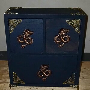 Wooden Witches Chest | Witch Storage Box | Wiccan Box | Altar Supplies ...