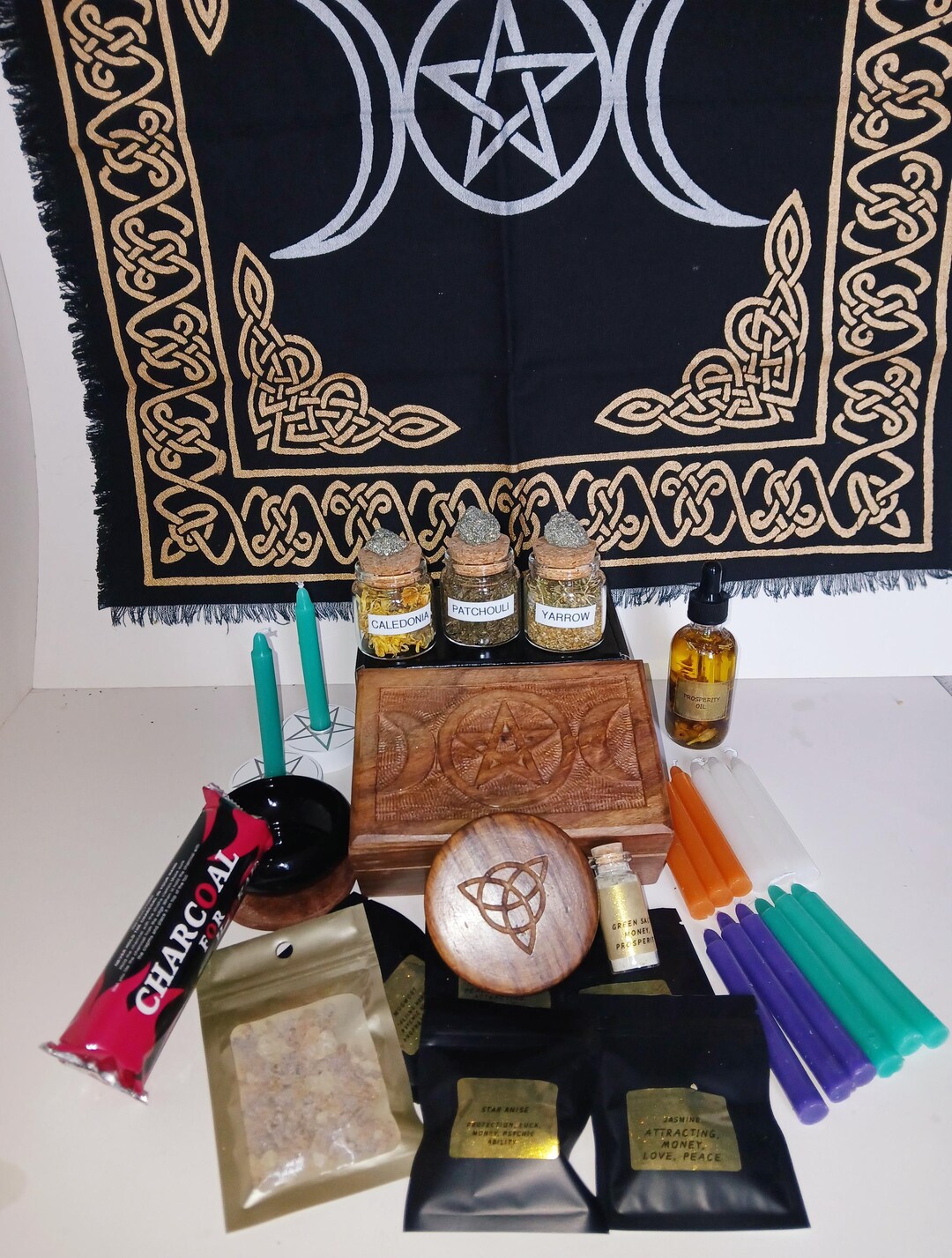 Huge Witch Starter Kit, Apothecary Box Kit, Wiccan Supplies, Witch ...
