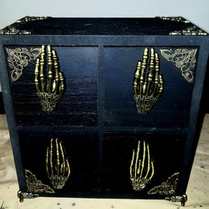 Wooden Witches Chest | Witch Storage Box | Wiccan Box | Altar Supplies ...