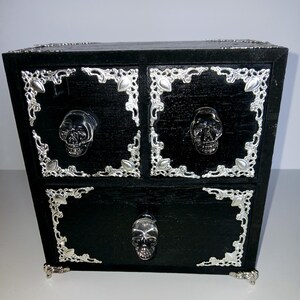 Wooden Witches Chest | Witch Storage Box | Wiccan Box | Altar Supplies ...