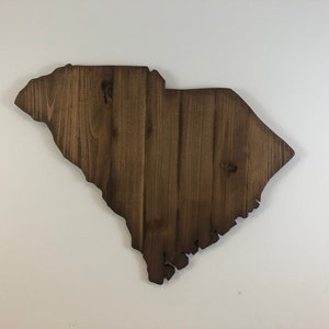 South Carolina Rustic Wood State, Wooden South Carolina, State, Rustic ...