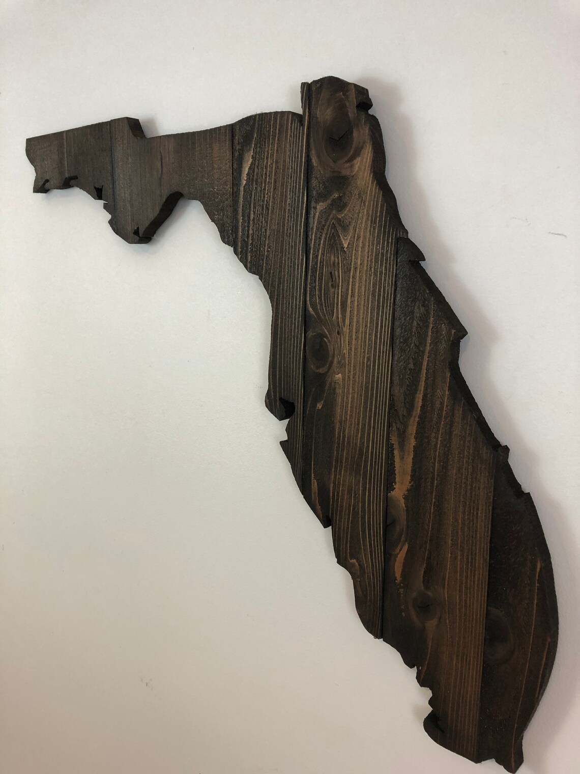 Florida Rustic Wood State Cut Out Large State Cutout Wood - Etsy