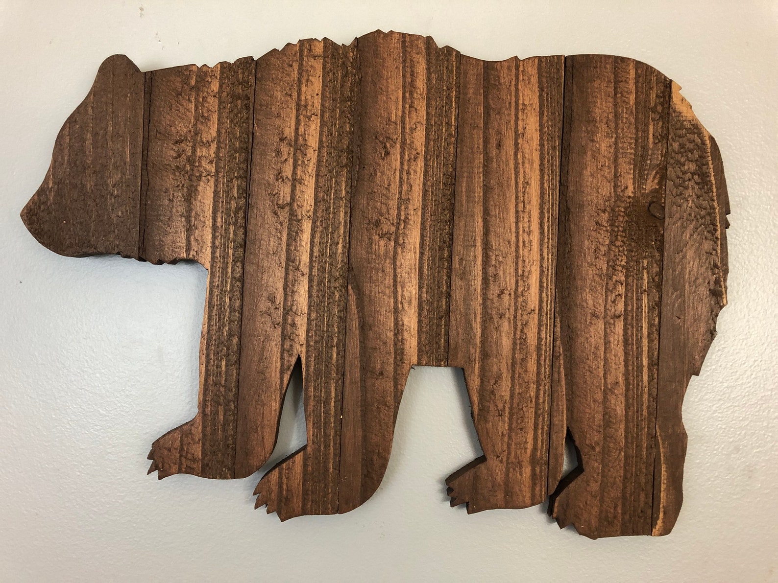 Wood Bear Family Wooden Bear Cutout Rustic Bear Farmhouse - Etsy