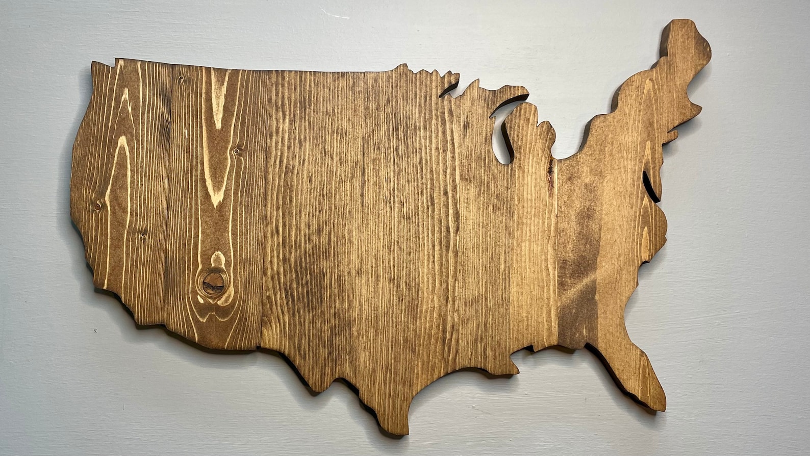 United States Rustic Wood Sign Wooden America State Rustic - Etsy