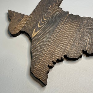 Texas Rustic Wood State, Wooden Texas State, Rustic Texas, Texas Sign ...